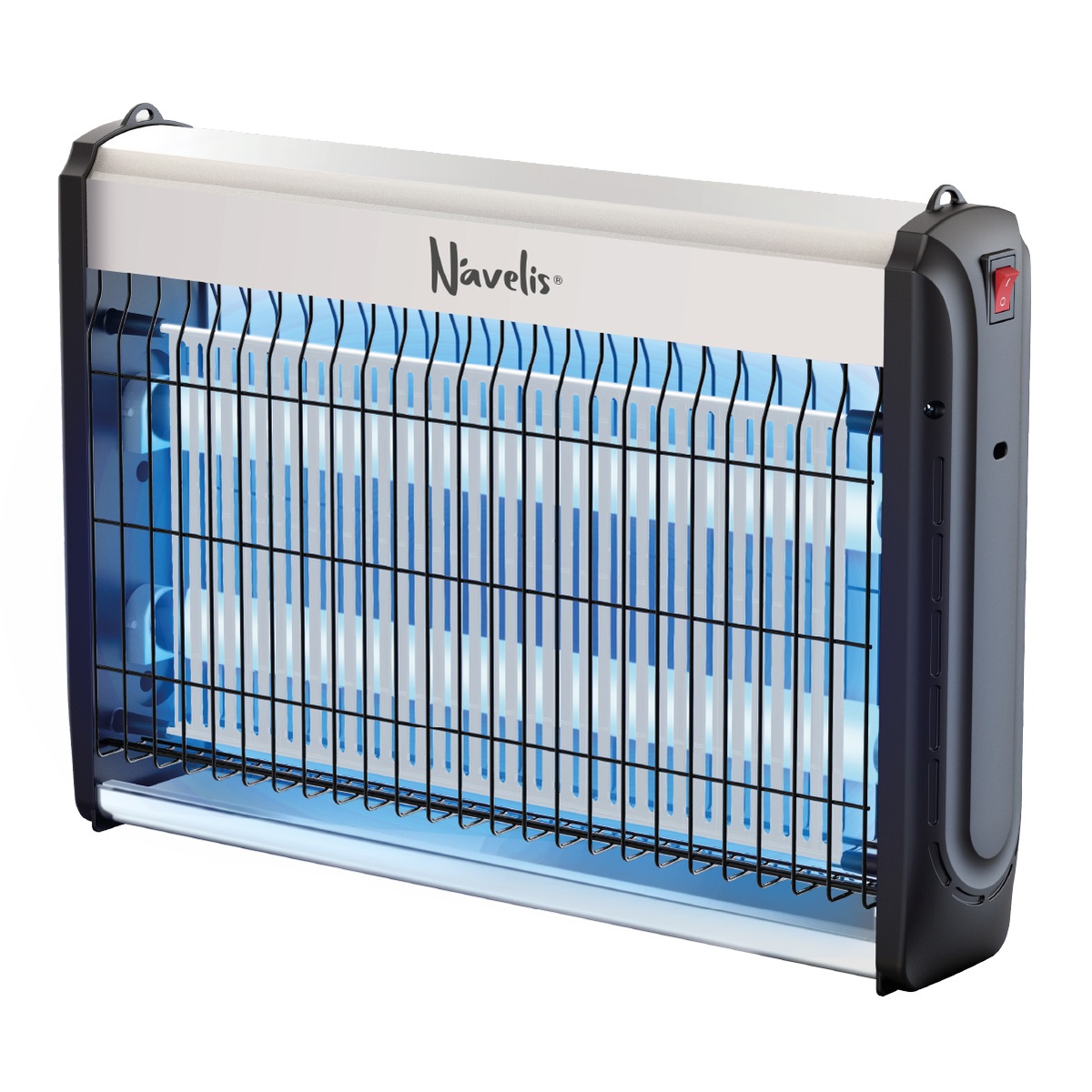 Mata insectos eléctrico Dodoma 2x4W Gris/Negro | Garsaco